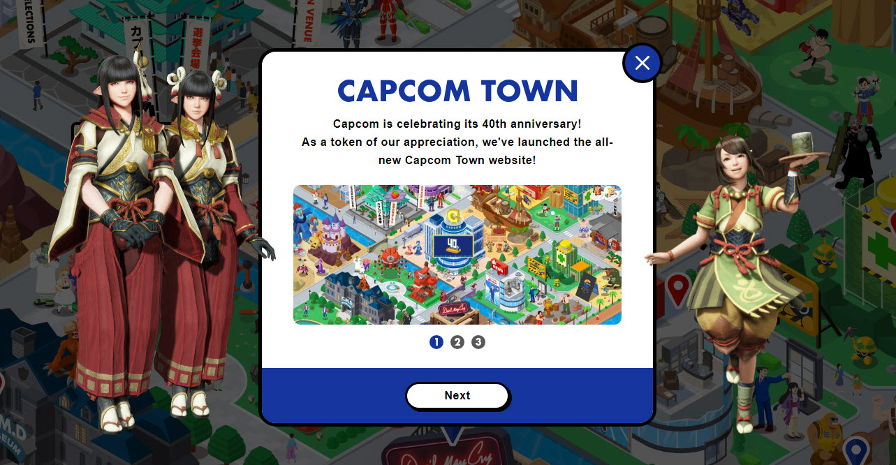 CAPCOM40周年紀念網站「CAPCOM TOWN」開設中 可玩紅白機經典作 | LINE購物