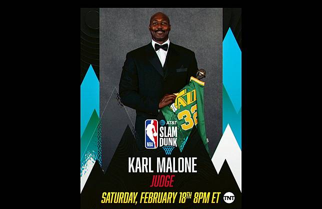 NBA全明星賽灌籃大賽 郵差Karl Malone是評審之一 | TSNA | LINE TODAY