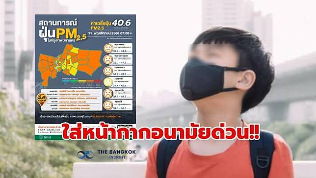 เช็กด่วน! กรุงเทพอากาศปิด ‘PM2.5’ พุ่งเกินมาตรฐานระดับสีส้ม 50 พื้นที่ | The Bangkok Insight ...