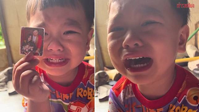 เอ็นดูหนูน้อย ร้องไห้สะอึกสะอื้น น้อยใจพ่อแม่ถ่ายรูปไม่ชวน แม่ถึงกับขำ บอกหนูยังไม่เกิด ...