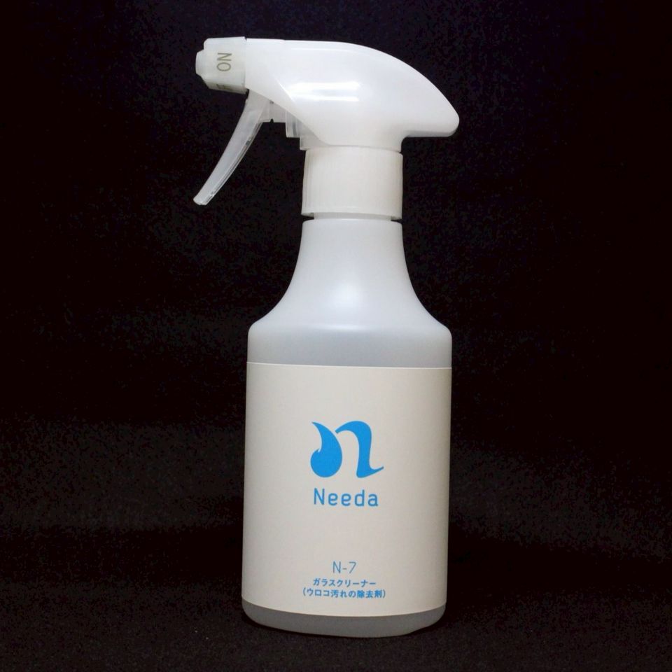 Needa ニーダ N-7 ガラスクリーナー 300ml ウロコ汚れの除去剤 洗車用ガラス合成洗剤 カー洗剤 窓 ミラー用 酸性タイプ 水滴 ...