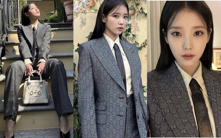 IU超帥正裝現身GUCCI大秀！國民妹妹晉升「Suit Up女神」不用露胸露腿照樣秒殺攝影鏡頭！ | Styletc | LINE TODAY