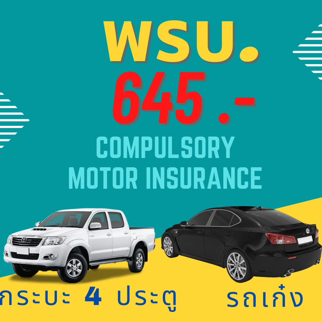 พรบ. Compulsory Motor Insurance รถเก๋ง กระบะ 4 ประตู | LINE SHOPPING