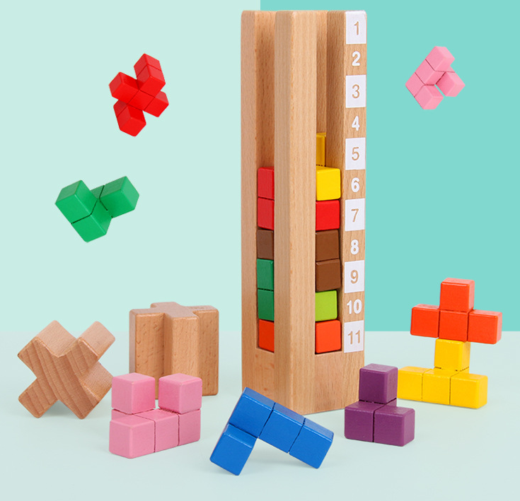 Educational Brain Tower Building blocks | LINE SHOPPING