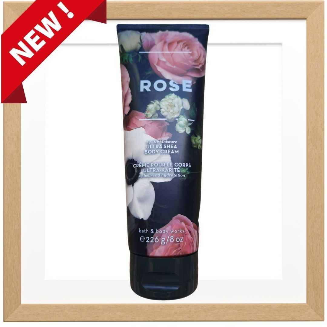 Bath And Body Works Ultra Shea Body Cream กลิ่น Rose 8 Oz 226 G ส่ง