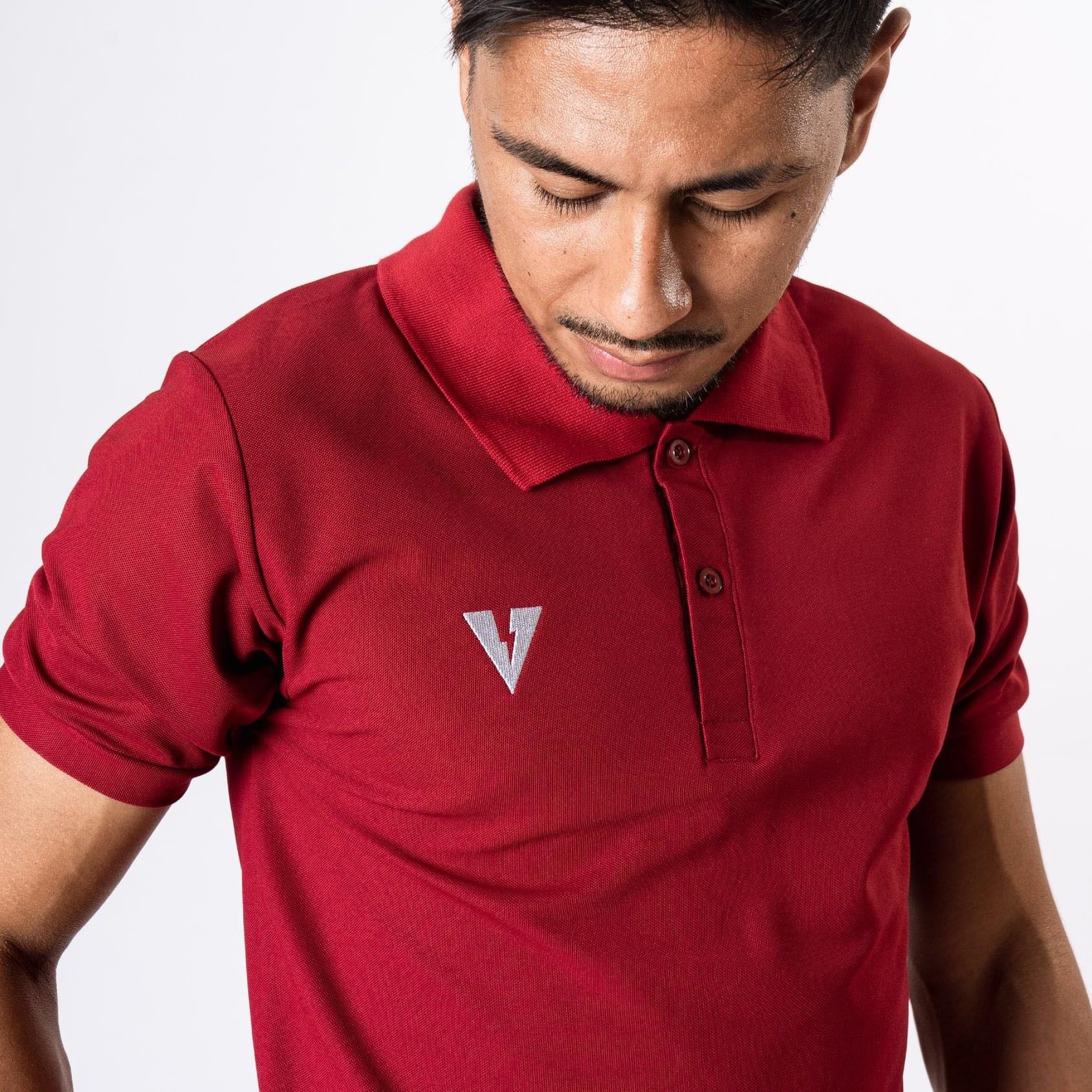 VOLT ASTRO 001 POLO SHIRTS MAROON เสื้อโปโล คอปก ทำงาน สีแดงเลือดหมู ...