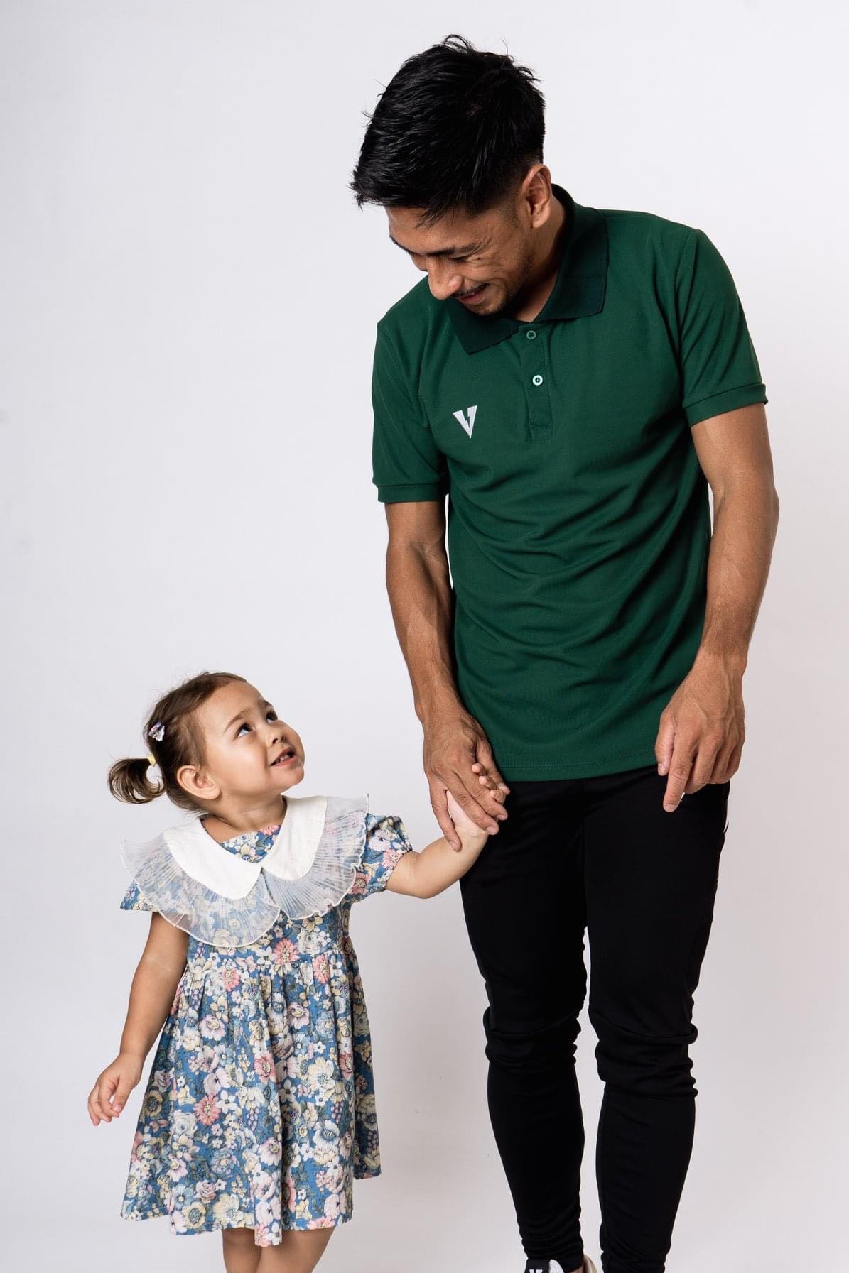 VOLT ASTRO 001 POLO SHIRTS GREEN เสื้อโปโล คอปก ทำงาน สีเขียวเข้ม ...