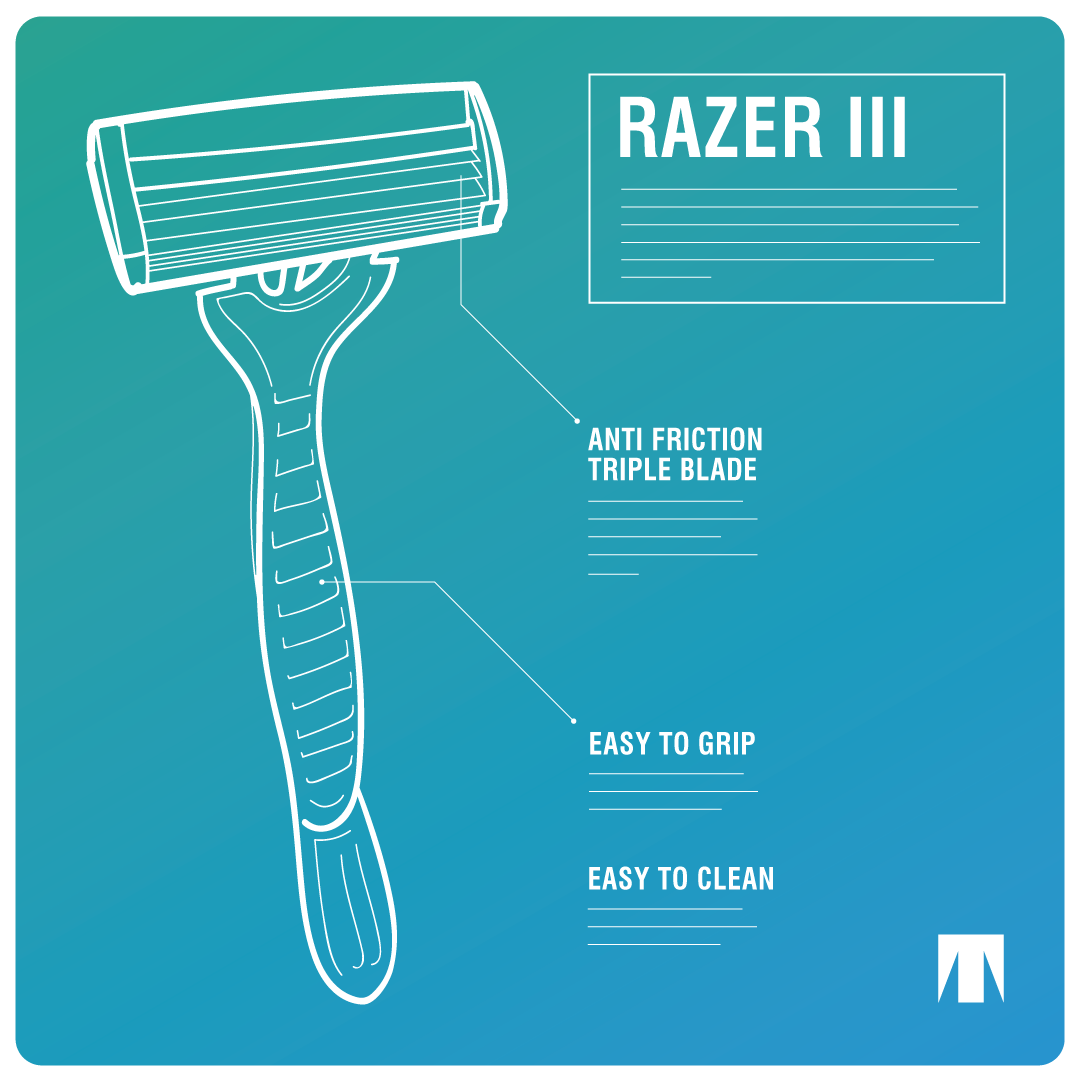 มีดโกนหนวด Treet Razer 3 | LINE SHOPPING