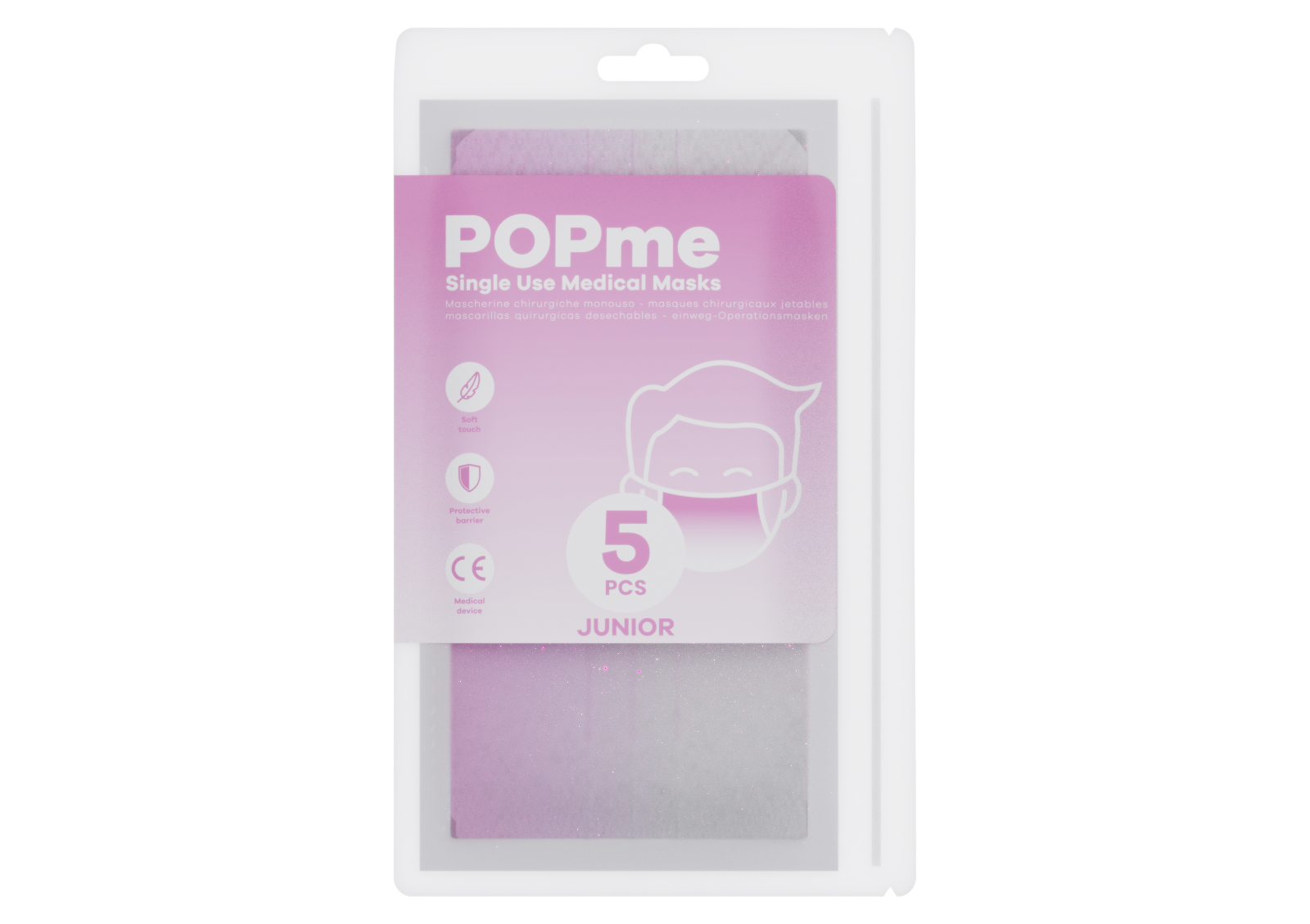 POPme mask - Gradient Pink JUNIOR Mask | LINE SHOPPING