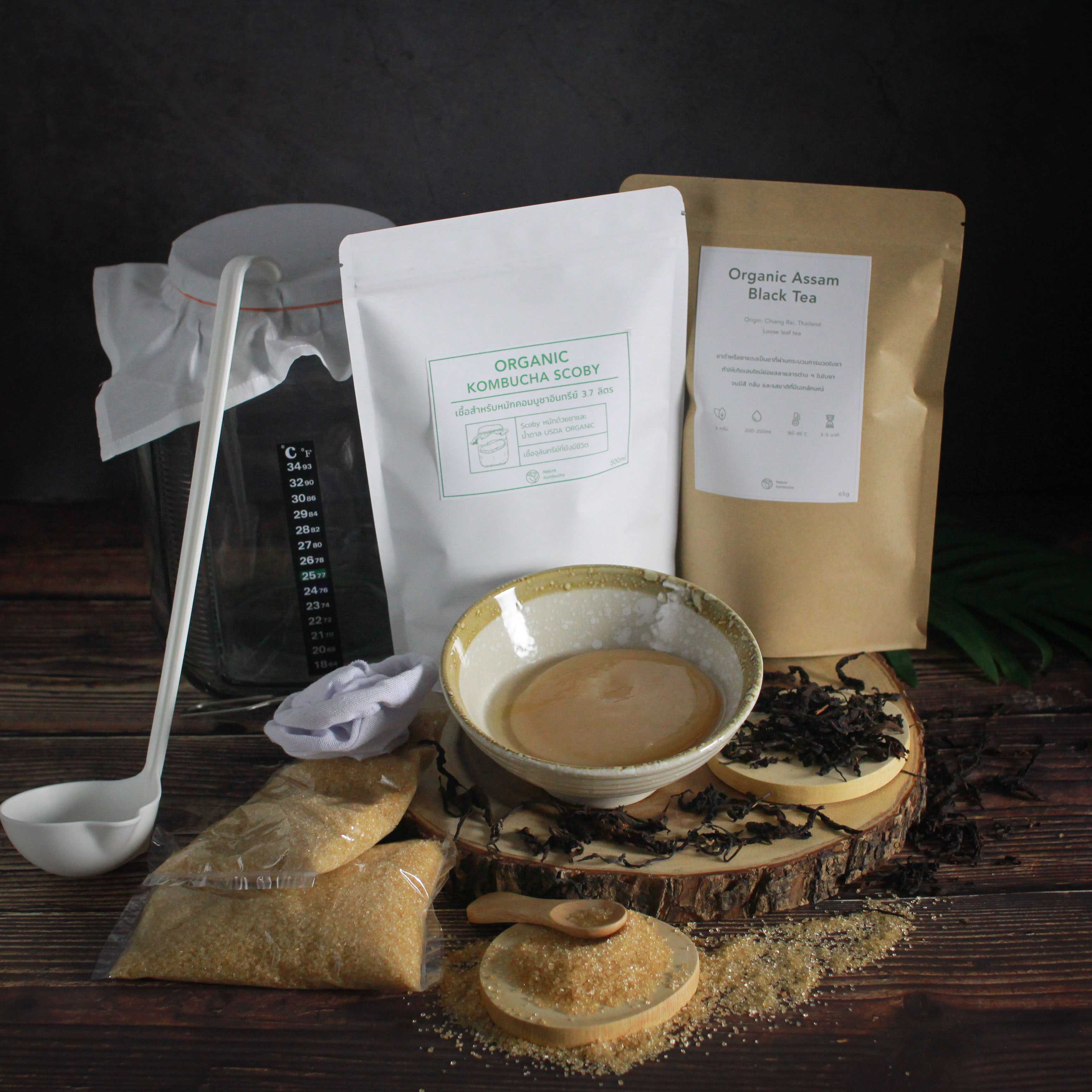 Kombucha Scoby Starter Kits | ชุดเริ่มต้นหมักคอมบูชาพร้อมอุปกรณ์ | LINE ...