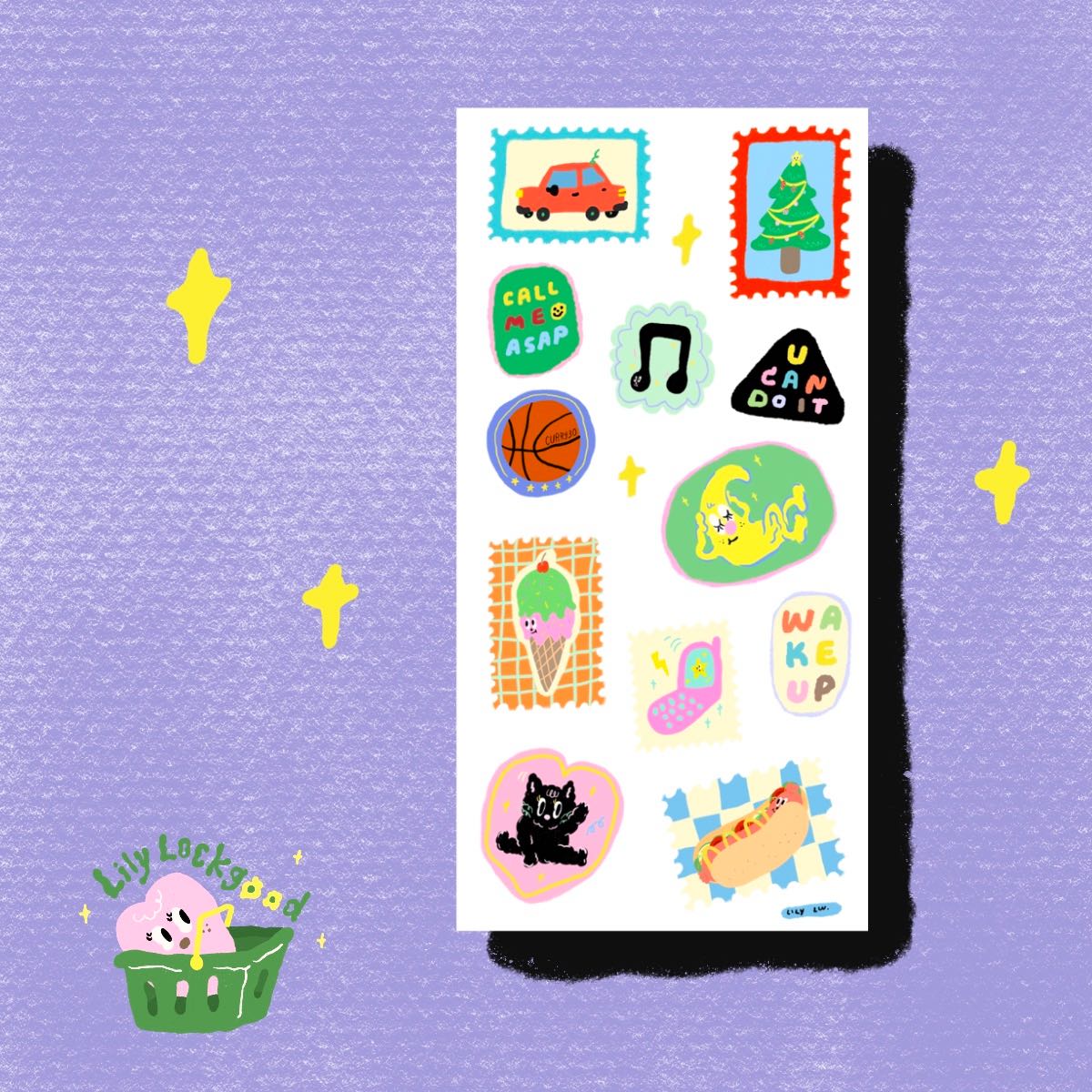 Tiny Sticker #4 | LINE SHOPPING