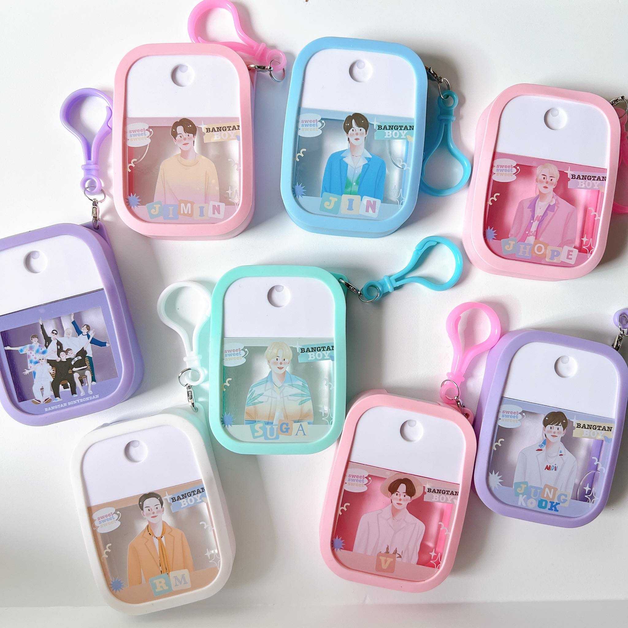 Alcohol Spray BTS Season greeting💦มีสายคล้องคอ + CASE PVC แถมให้ในกล่อง ...