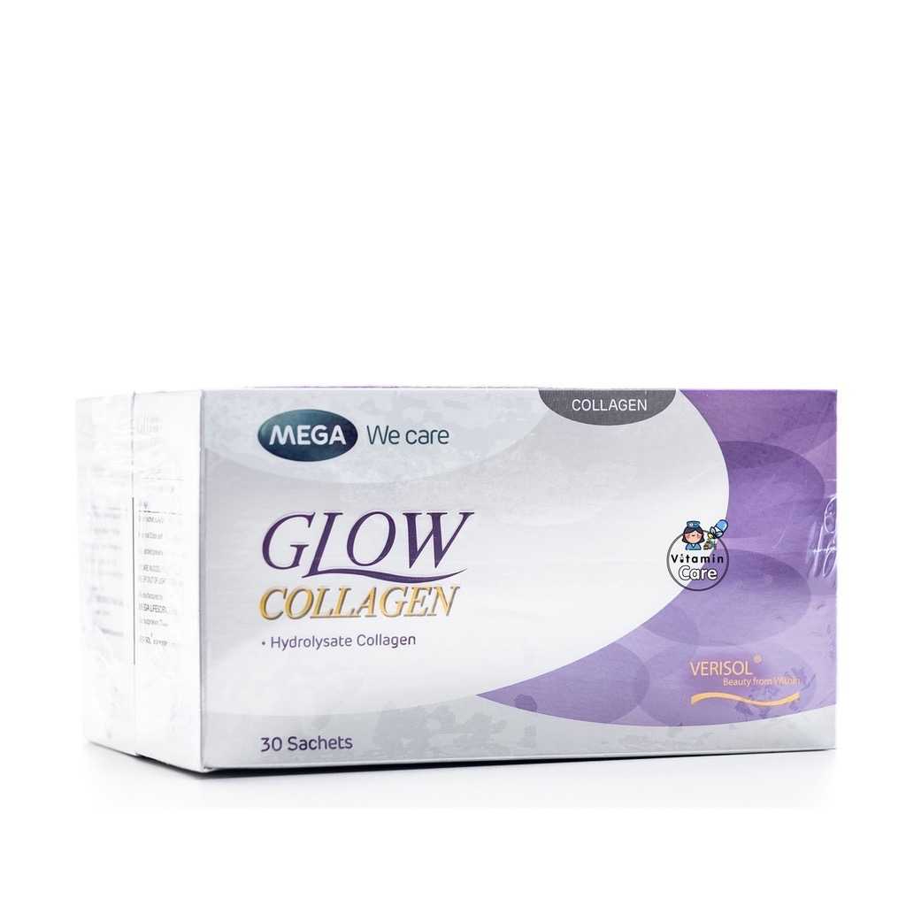 Mega We Care Glow Collagen โกล์ว คอลลาเจน (30 ซอง x 2 กล่อง) | LINE ...