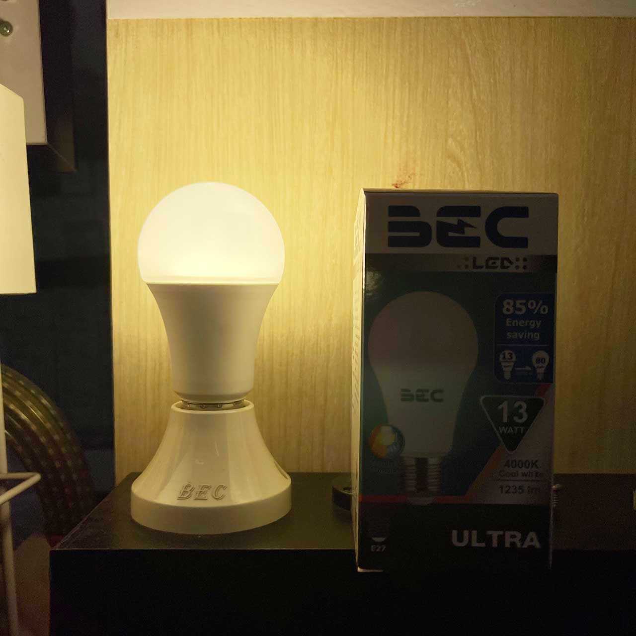 หลอดไฟ หลอดLED รุ่น Ultra 13W Cool White คูลไวท์ 4000K ขั้วเกลียว E27 BEC หลอดแสงคูล | LINE SHOPPING