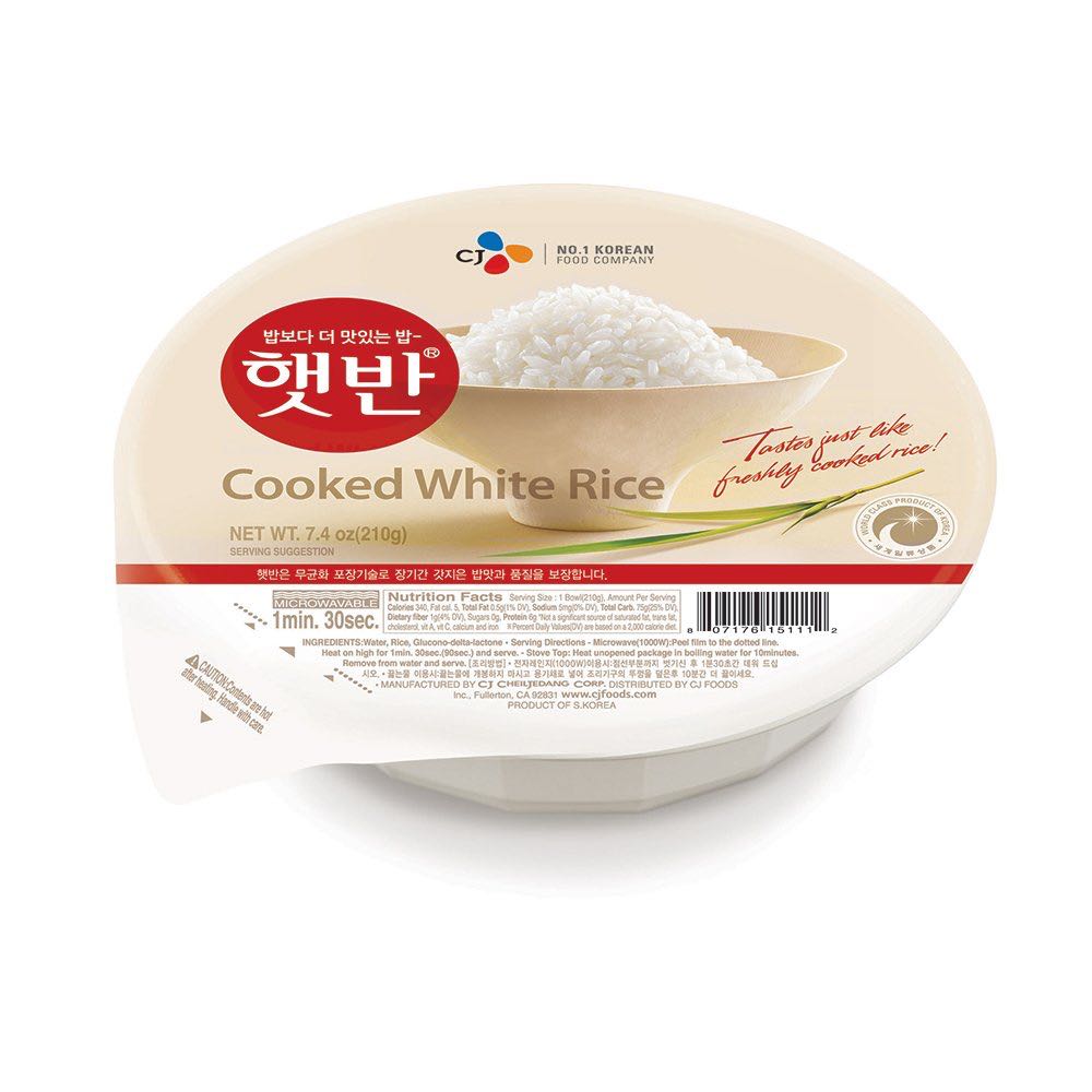 CJ HATBAN KOREAN RICE 210g | LINE SHOPPING