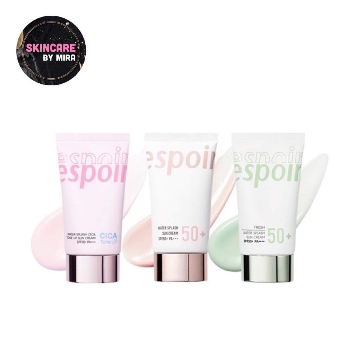ESPOIR Water Splash Sun Cream Fresh / Cream / Cical Tone Up 60 ml [ กัน ...