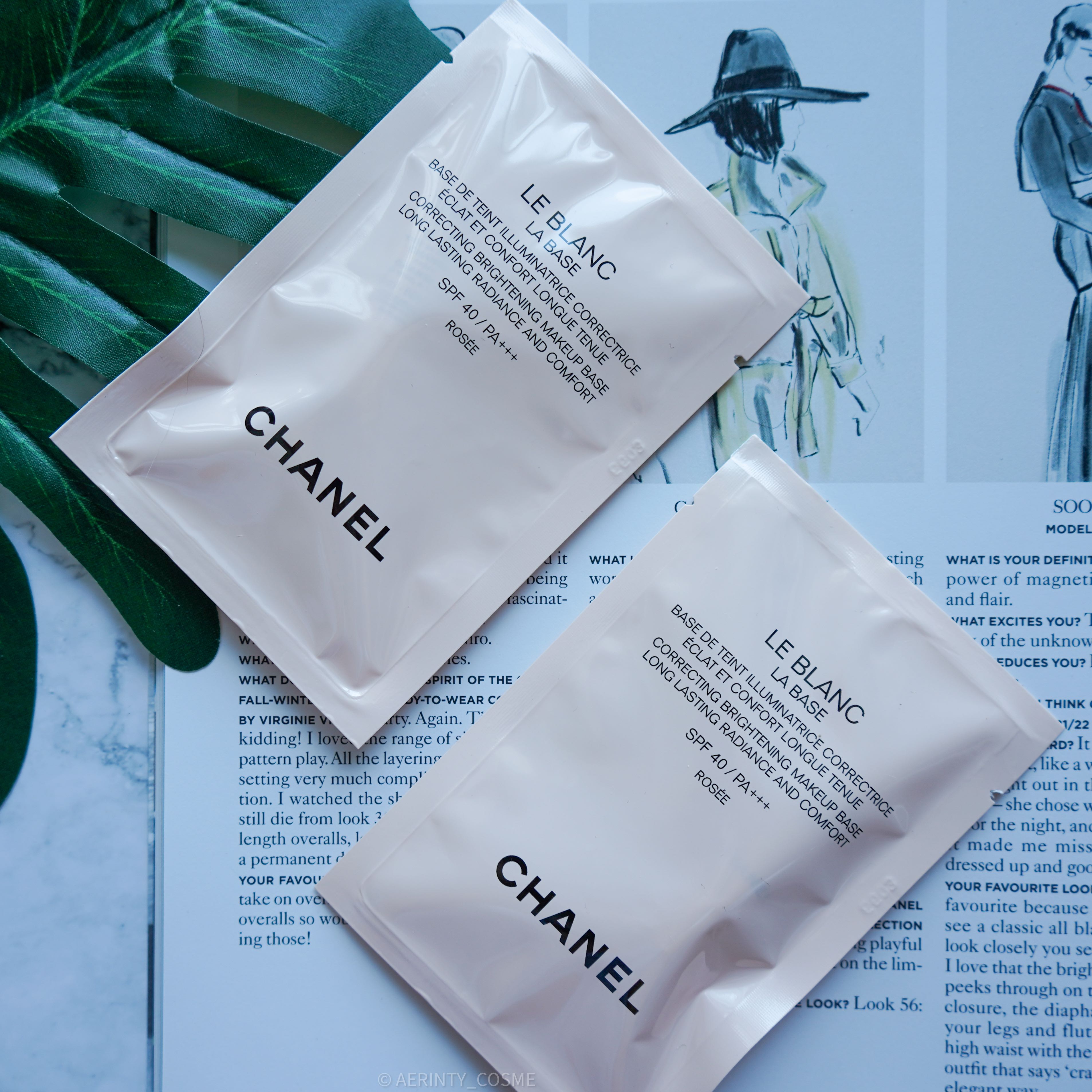 CHANEL LE BLANC LA BASE 2.5ml สี ROSÉE | LINE SHOPPING