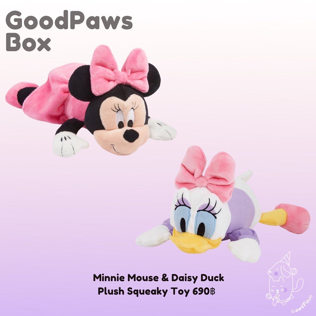 ของเล่นหมา Minnie Mouse and Daisy Duck Plush Squeaky Toy | LINE SHOPPING