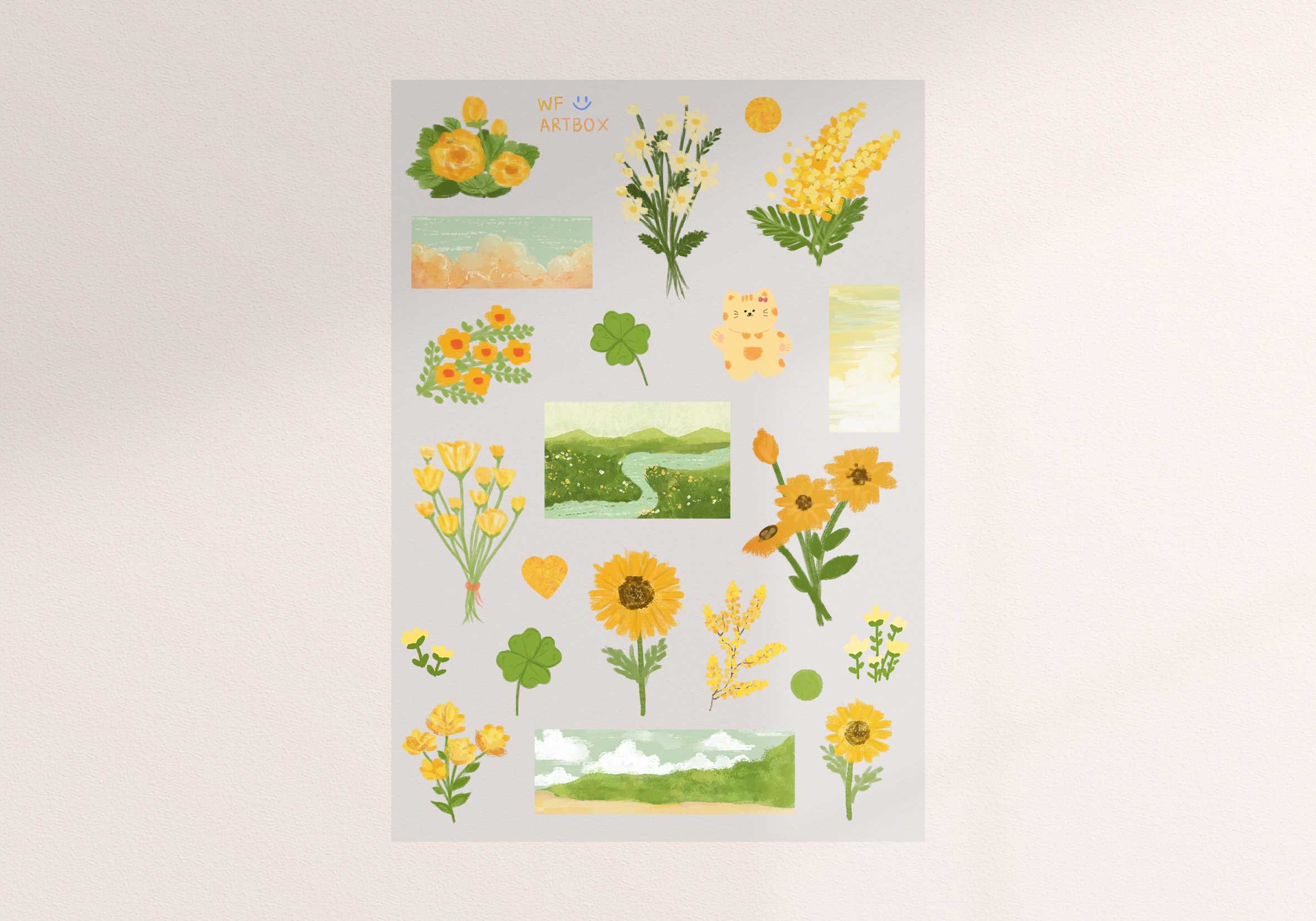 Sticker Yellow vibe | LINE SHOPPING