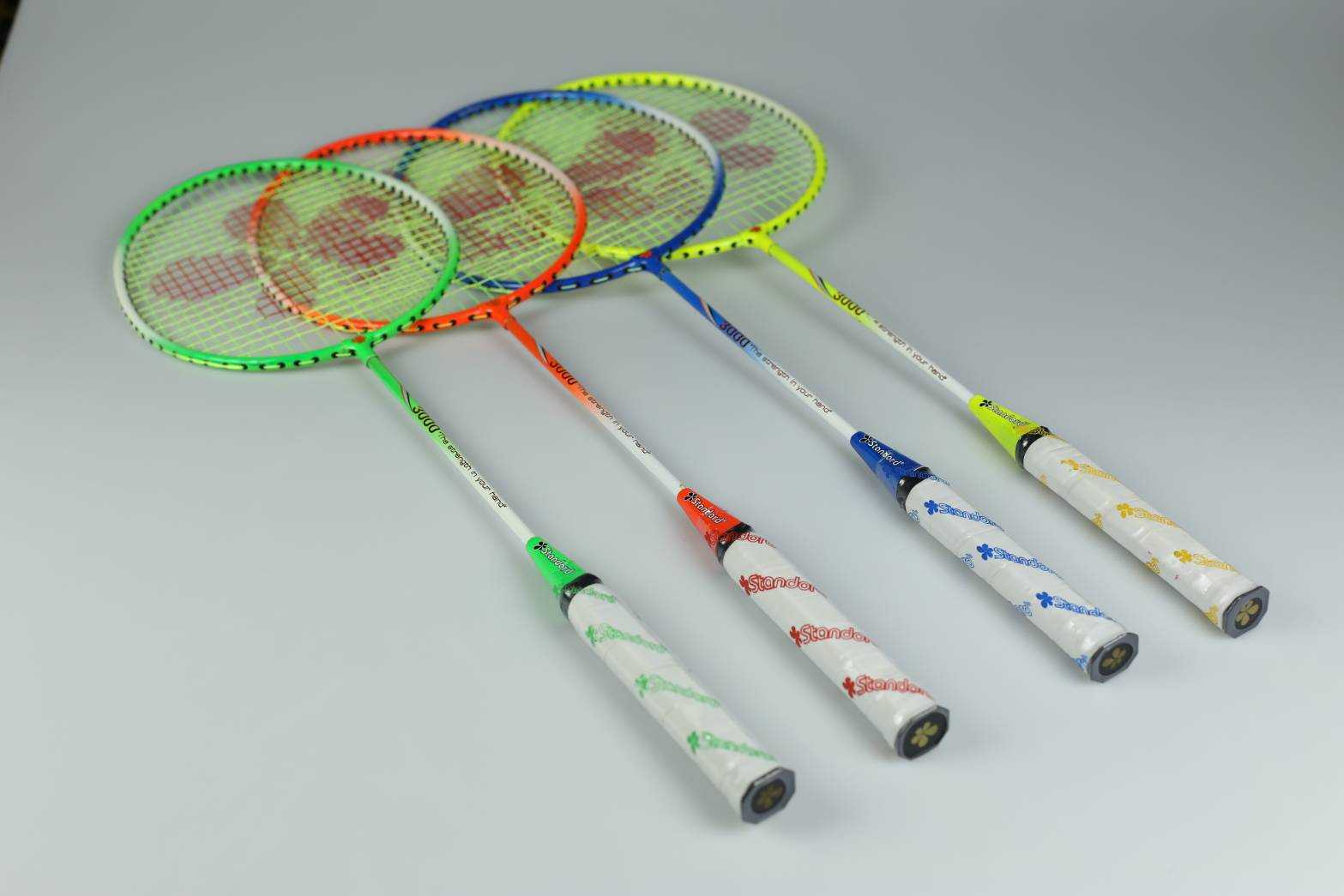 ไม้แบต standard เบอร์3000 สะท้อนแสง /badminton racket (NEON) | LINE ...