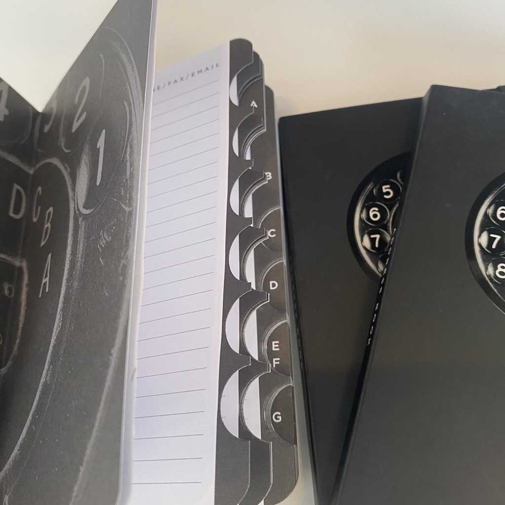 Classic Vintage Telephone Pocket Address Book | LINE SHOPPING