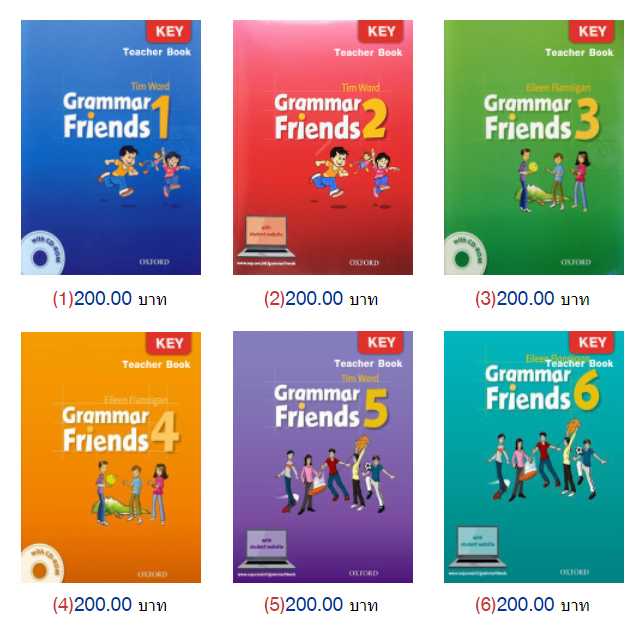 Grammar Friends 1-6 Teacher Book with Key | LINE SHOPPING