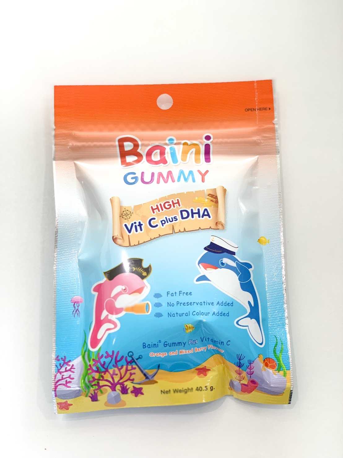 Bain Baini Gummies High Vitamin C DHA 40.5 g เบน เบนิ กัมมี่ส์ เยลลี่ ...