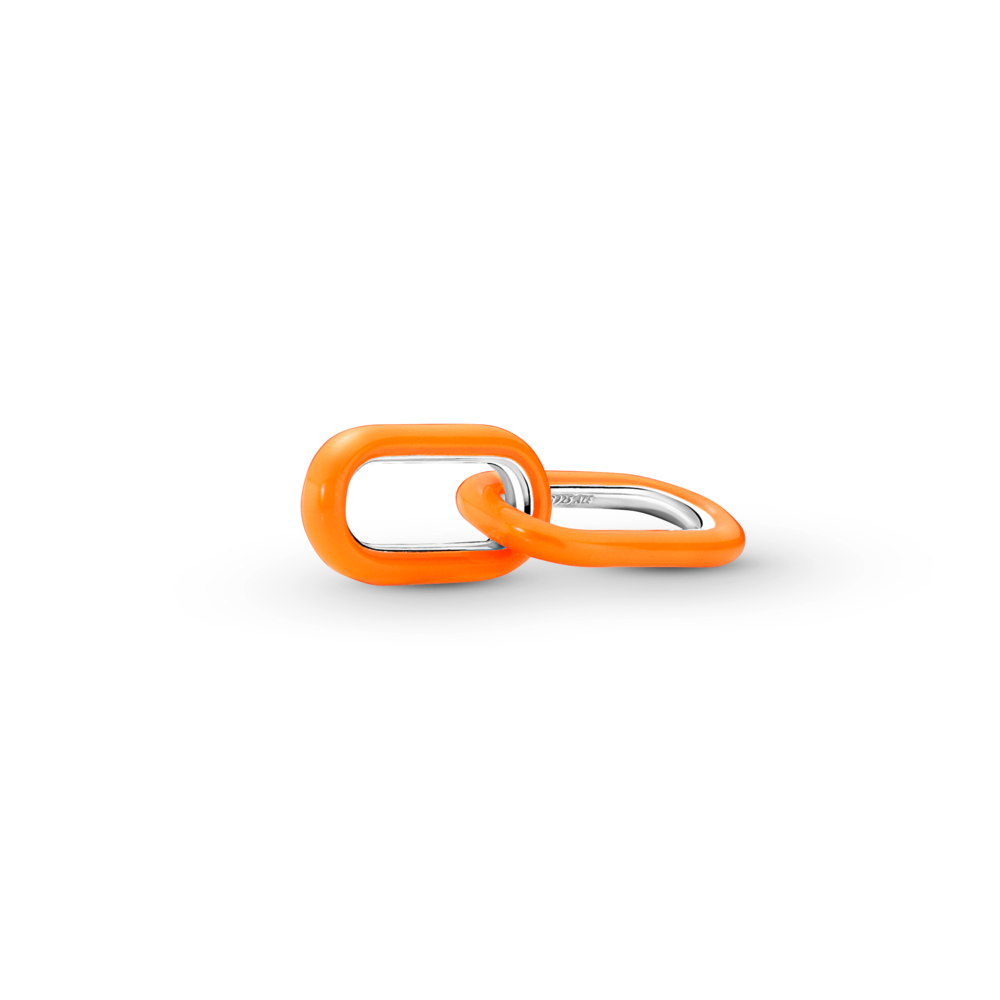 Pandora ME Styling Bright Orange Double Link | LINE SHOPPING
