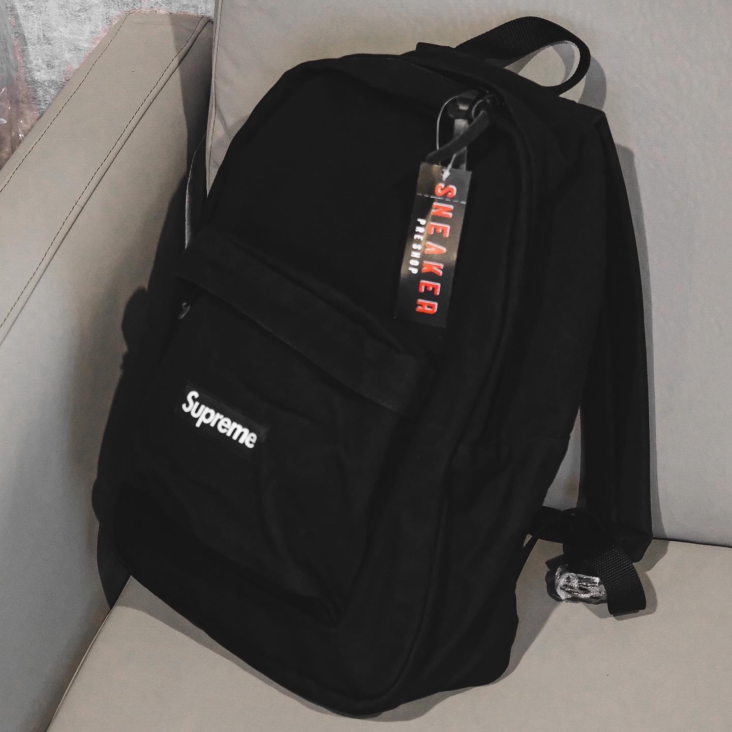 Supreme Canvas Backpack Black [FW20] | LINE SHOPPING
