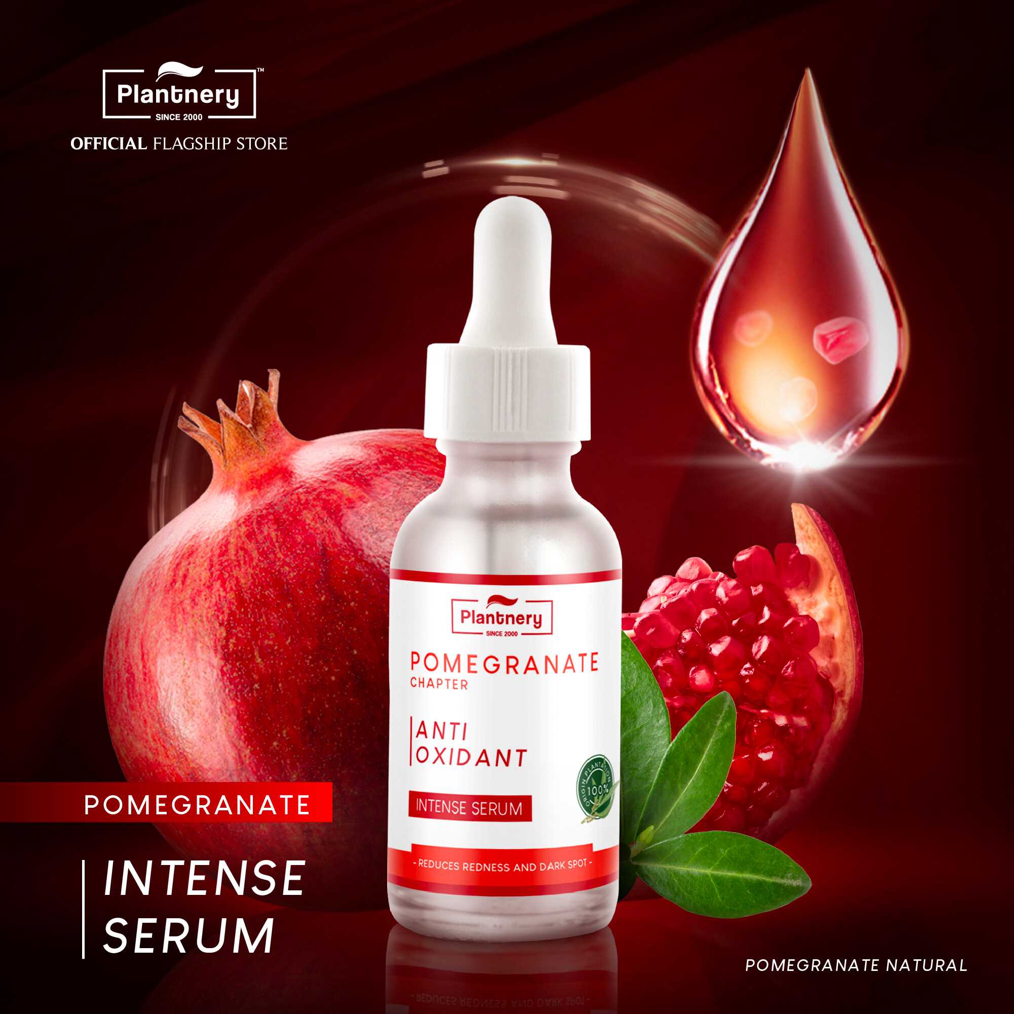 Plantnery Pomegranate Intense Serum 30 ml แพลนท์เนอรี่ Plantnery เซรั่ม ...
