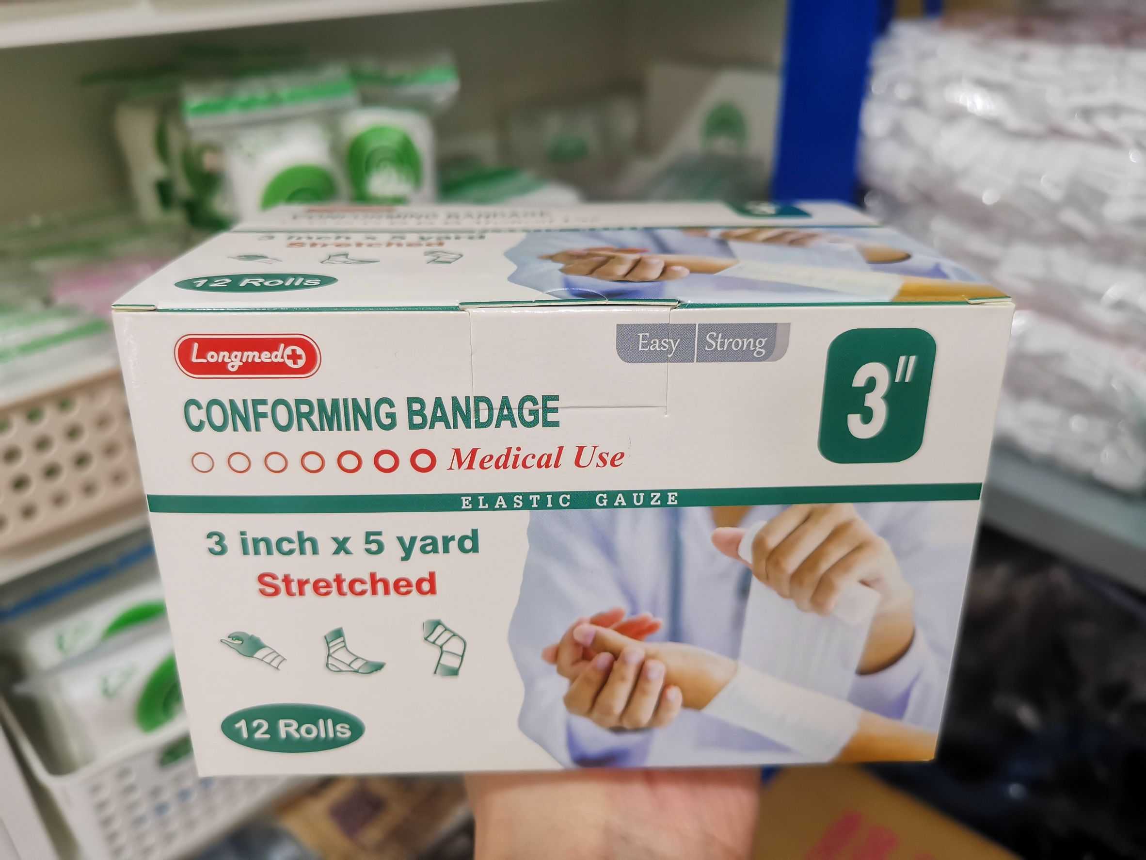 CONFORMING BANDAGE ผ้าพันแผลชนิดยืดได้ (ขนาด 3 นิ้ว) | LINE SHOPPING
