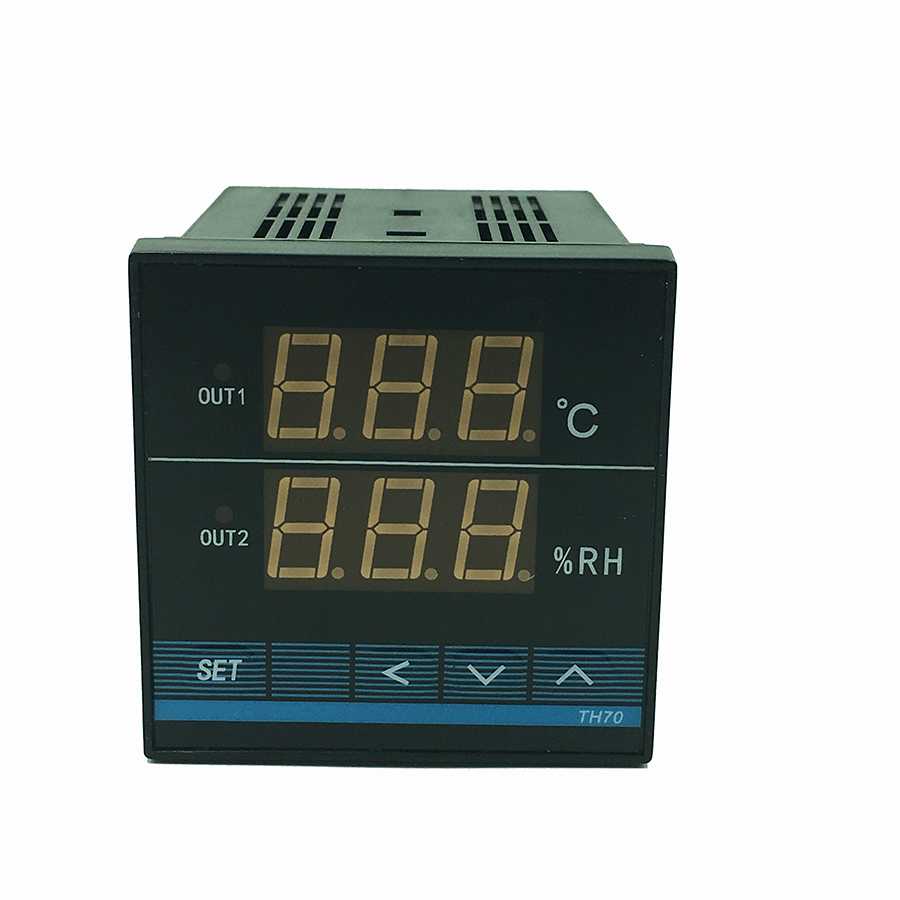 Digital temperature and humidity controller 72X72mm 0-70C 5-90%RH ...