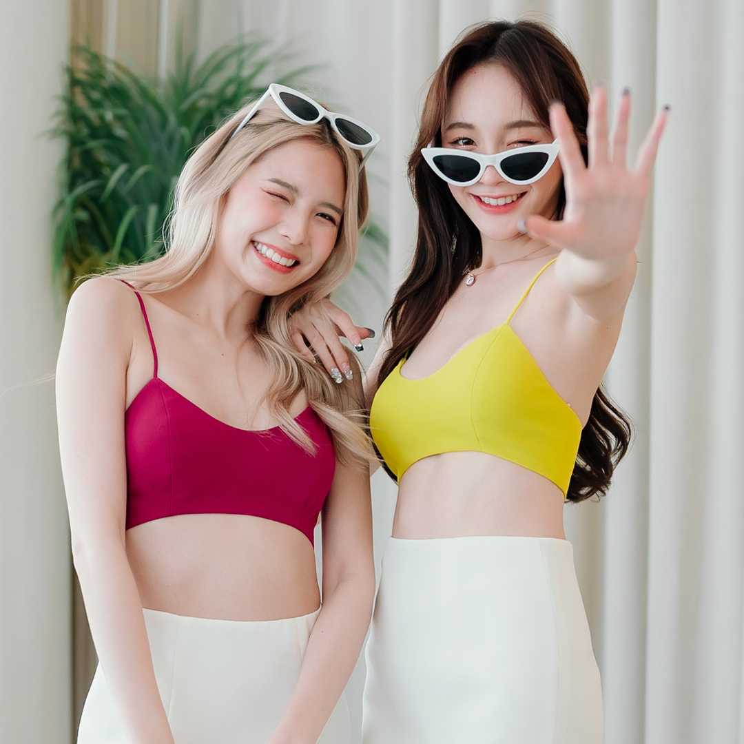 Lism S-046 เสื้อครอปสายเดี่ยวสุดแซ่บ!! | LINE SHOPPING