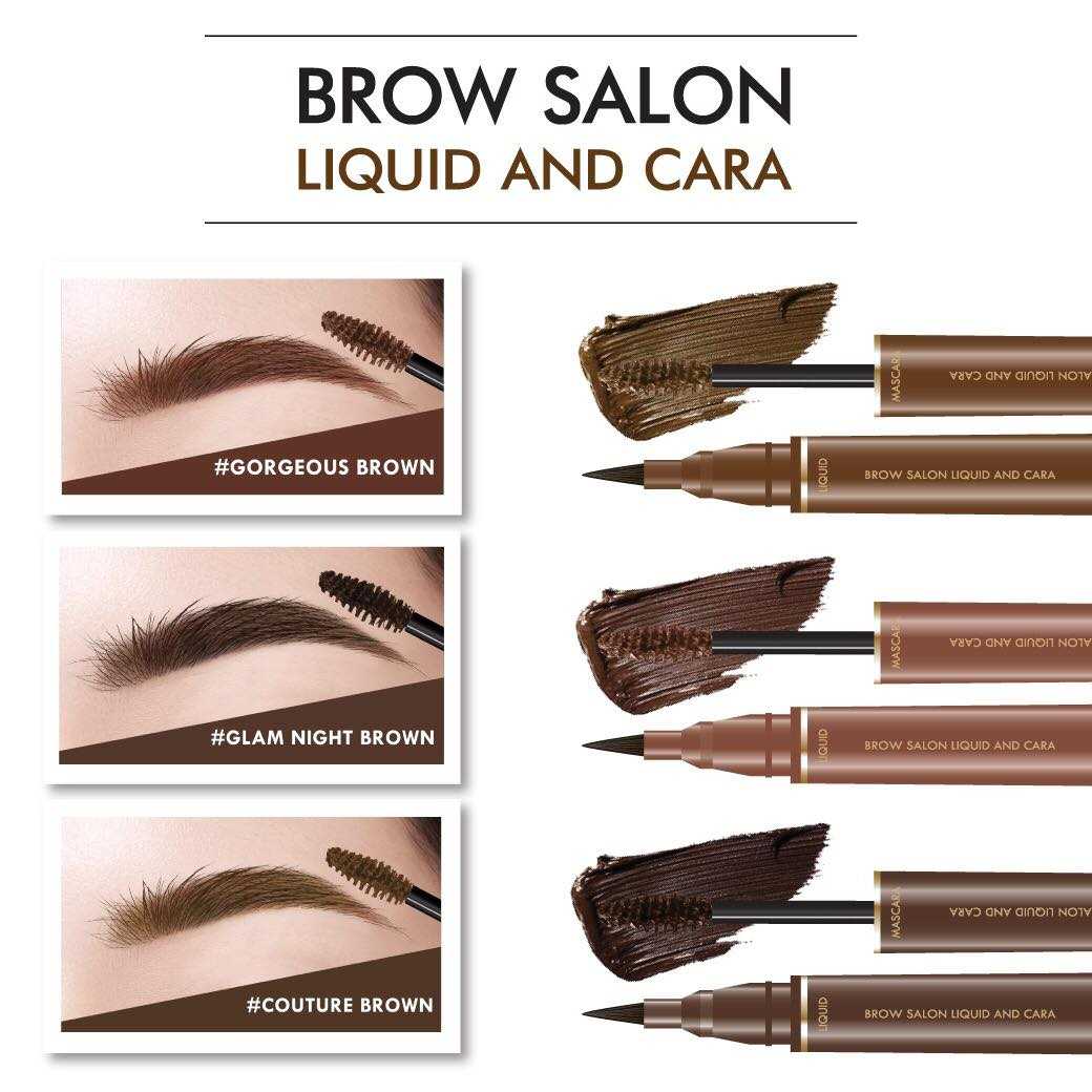 Browit By Nongchat Brow Salon Liquid And Cara โบรว ซาลอน ลิควิด & มาสคา ...
