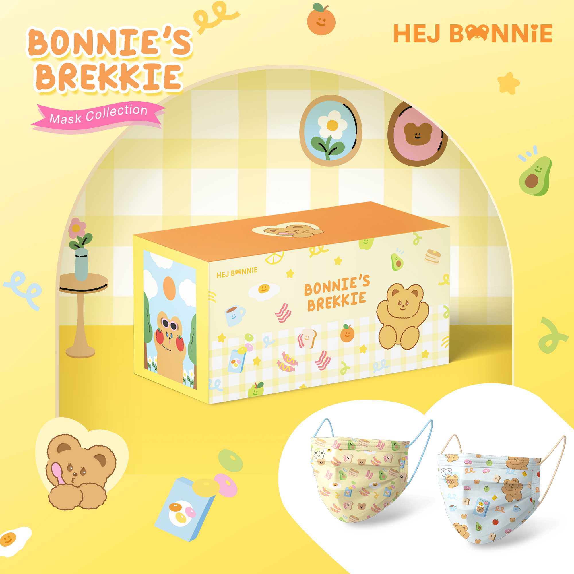 Bogummy Crayon Version Mask l Hej Bonnie Official | LINE SHOPPING