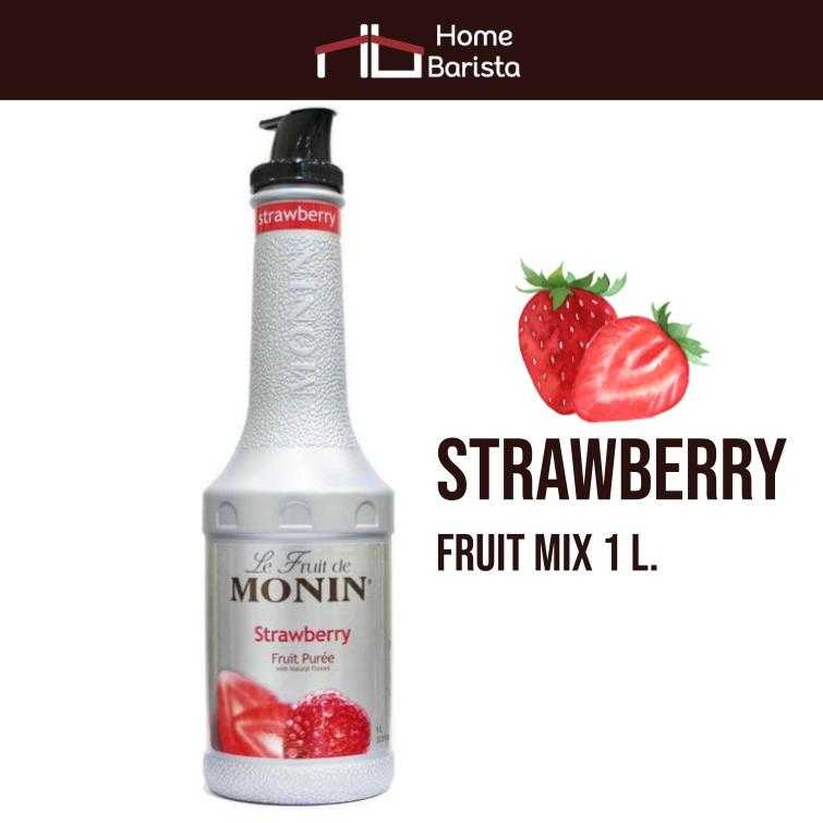 MONIN Strawberry Fruit Mix 1L - รส สตรอเบอร์รี่ | LINE SHOPPING