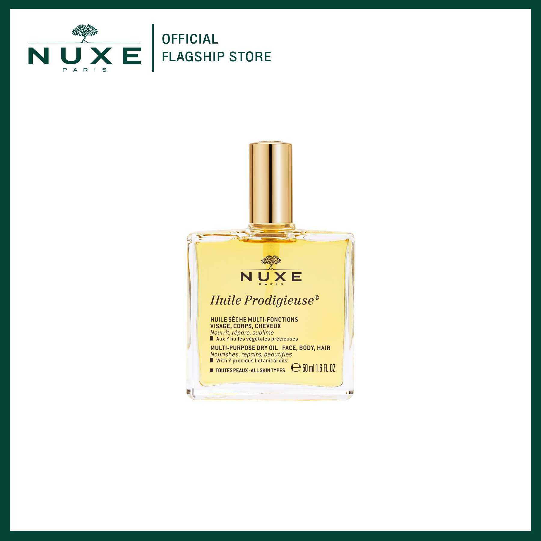 NUXE HUILE PRODIGIEUSE MULTI-PURPOSE DRY OIL 50ml. (ออลย์) | LINE SHOPPING