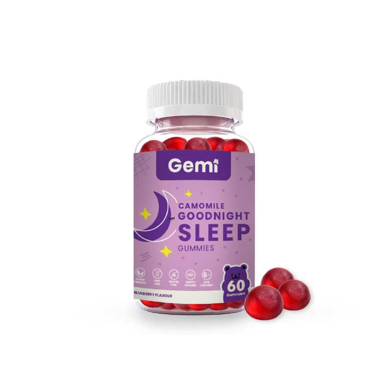 Gemi - Goodnight Sleep Gummies x 1 Bottle / เจมมี่ กู๊ดไนท์สลีพกัมมี่ x ...