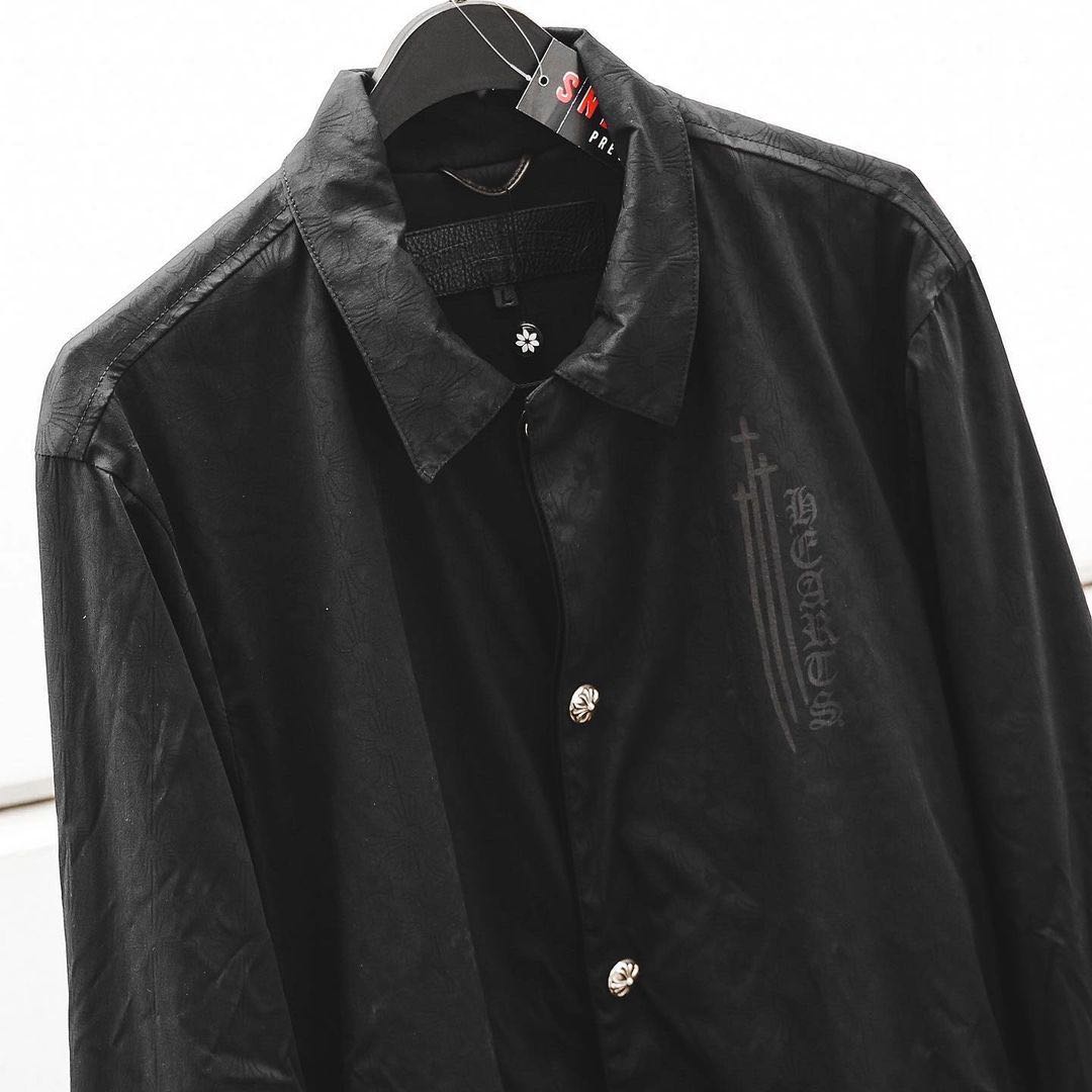 Chrome Hearts Riggins Coach Jacket Black | LINE SHOPPING