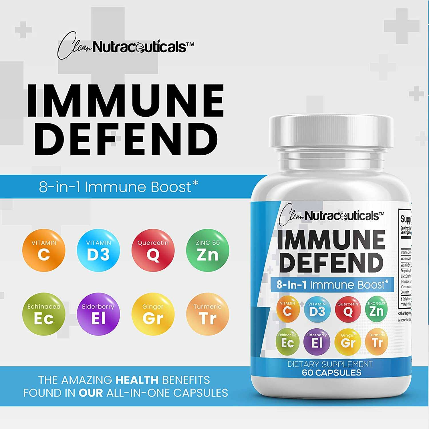 Immune Defense Support Supplement 8 in 1 | LINE SHOPPING