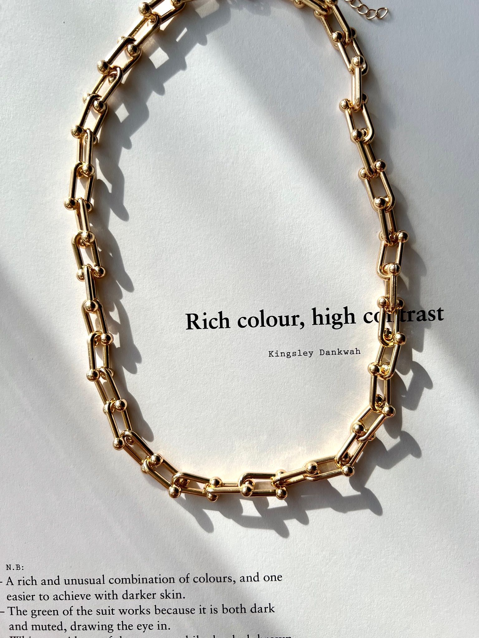 Miami necklace - Gold | LINE SHOPPING