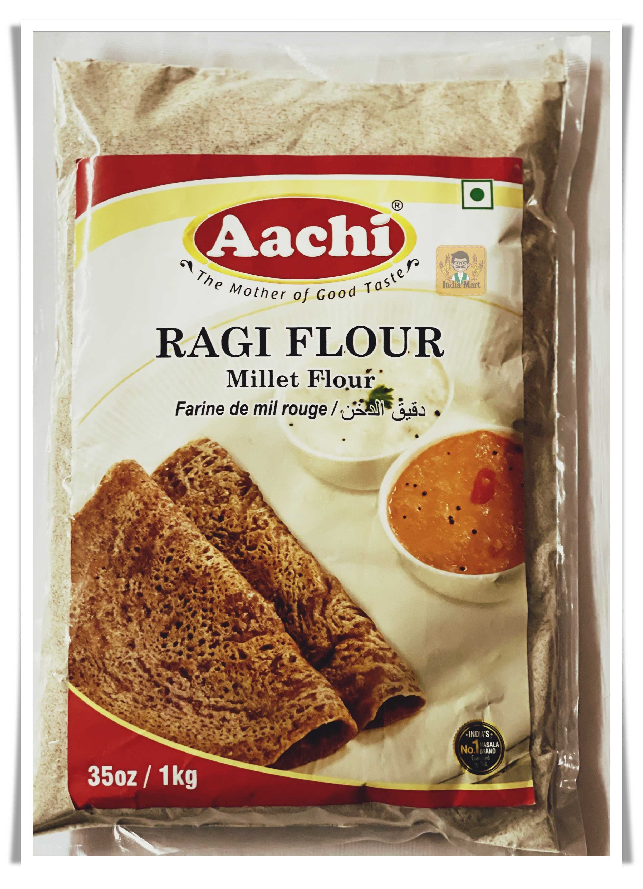 แป้งข้าวฟ่าง จากประเทศอินเดีย ยี่ห้อ อาชิ (1 กิโลกรัม) Aachi – Ragi ...