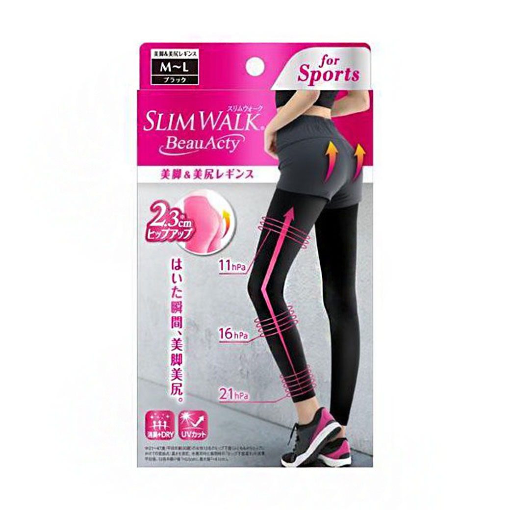 SLIMWALK BEAUACTY COMPRESSION LEGGINGS FOR SPORTS M-L | LINE SHOPPING