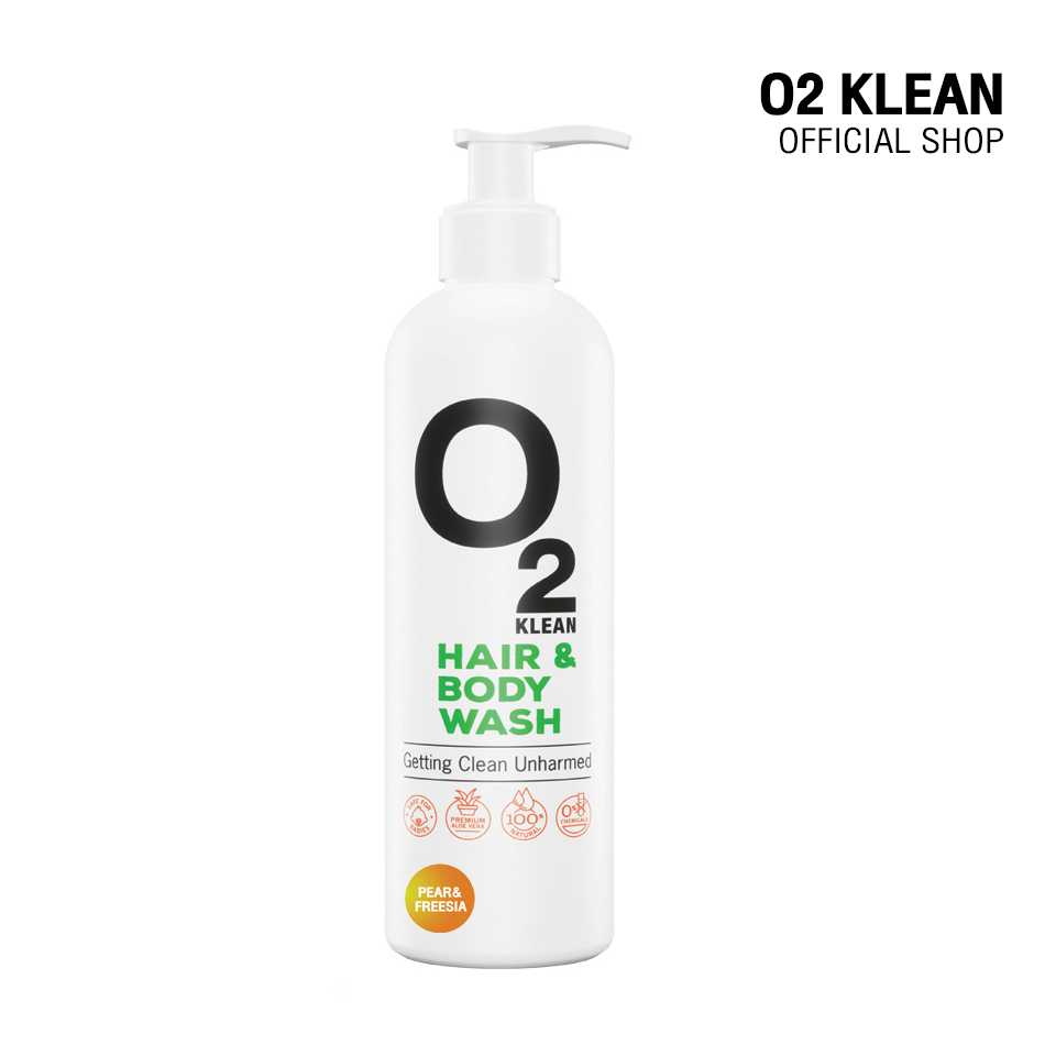 O2 Klean Hair & Body Wash -Pear&freesia scent -ขนาด 290 ml สบู่เหลวและ ...