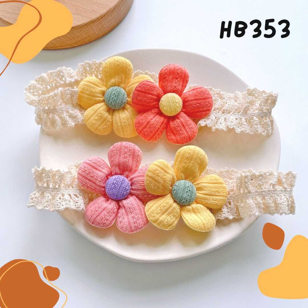 HB353 คาดผมเด็กผู้หญิง ดอกไม้น่ารัก | LINE SHOPPING