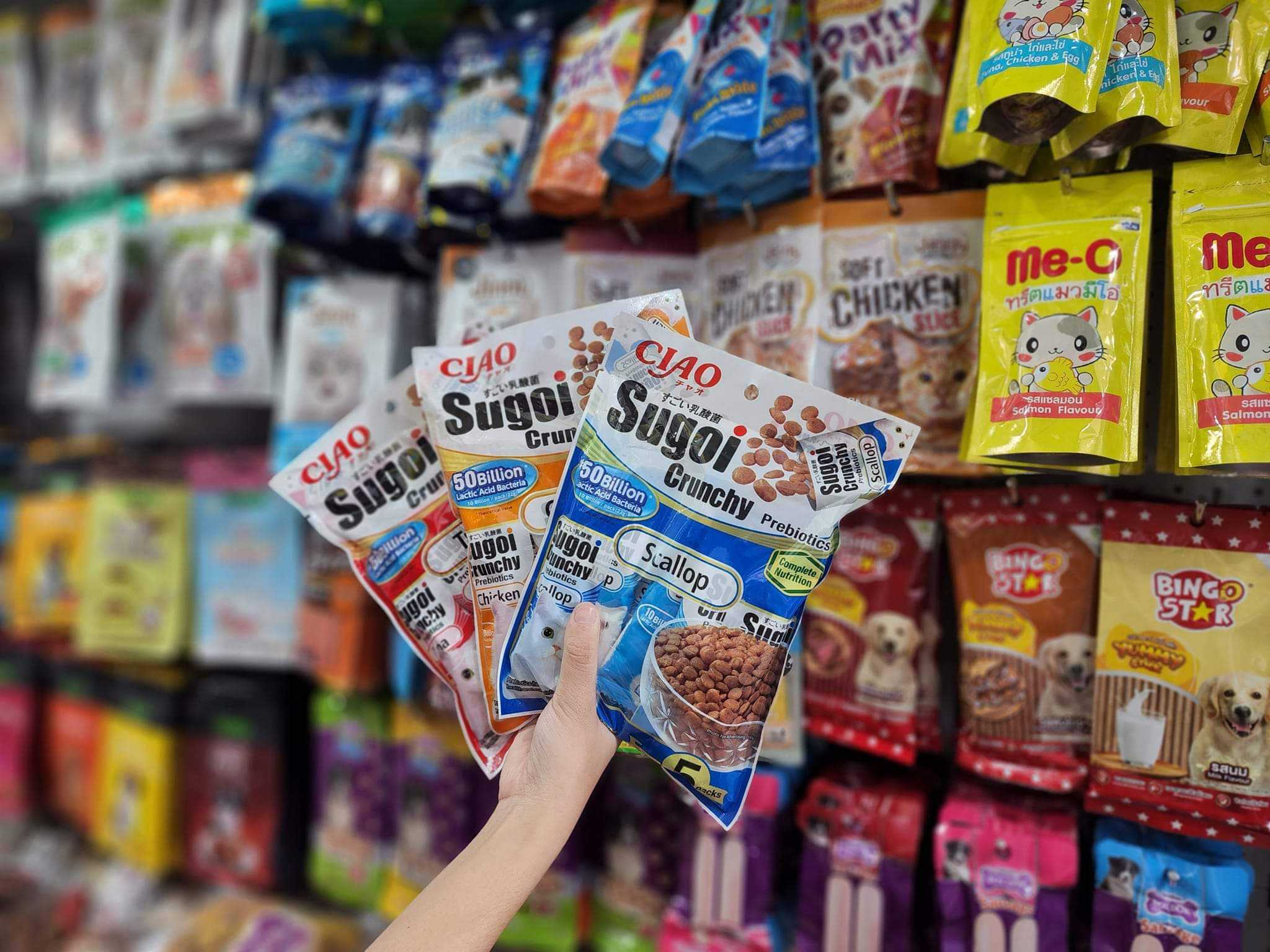 CIAO Sugoi Crunchy Flavour Plus Probiotics (110g / 22g x 5 ซอง) | LINE ...