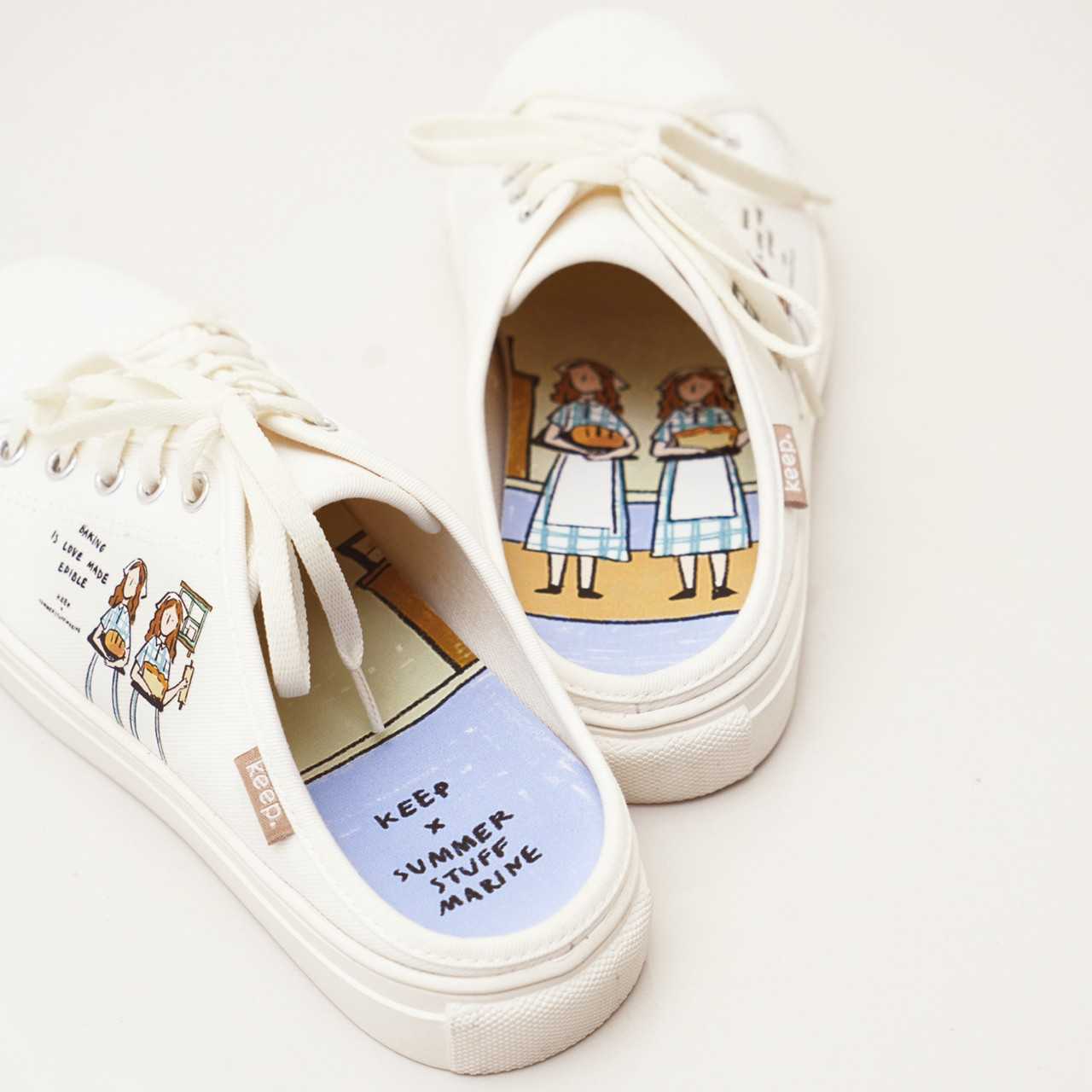 Pre-order ทุกคู่ Keep sneakers - Baking love | LINE SHOPPING