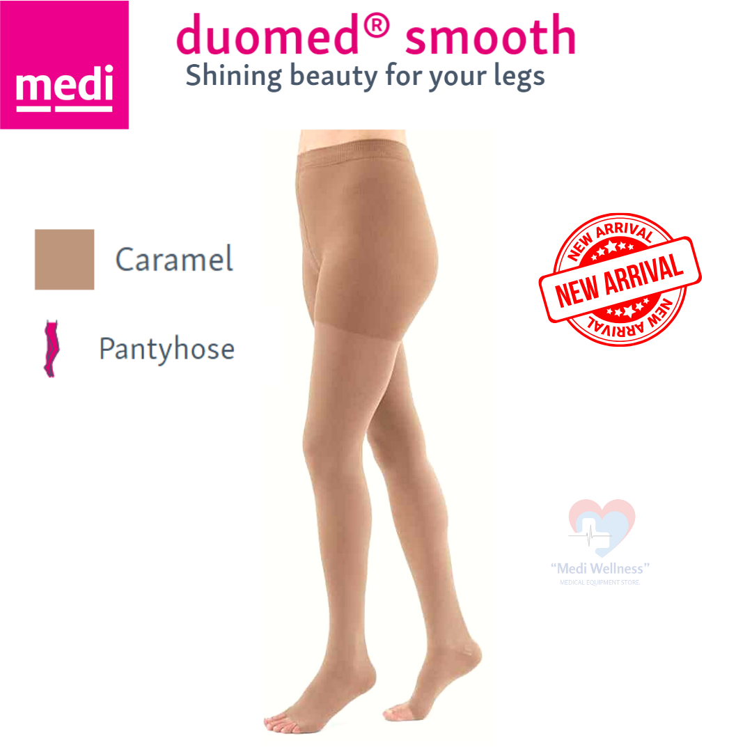 Medi Duomed (Smooth) ระดับเต็มตัว Panty สีเนื้อคาราเมล เปิดปลายเท้า แรงดันระดับ2 (Class2 23-32 ...