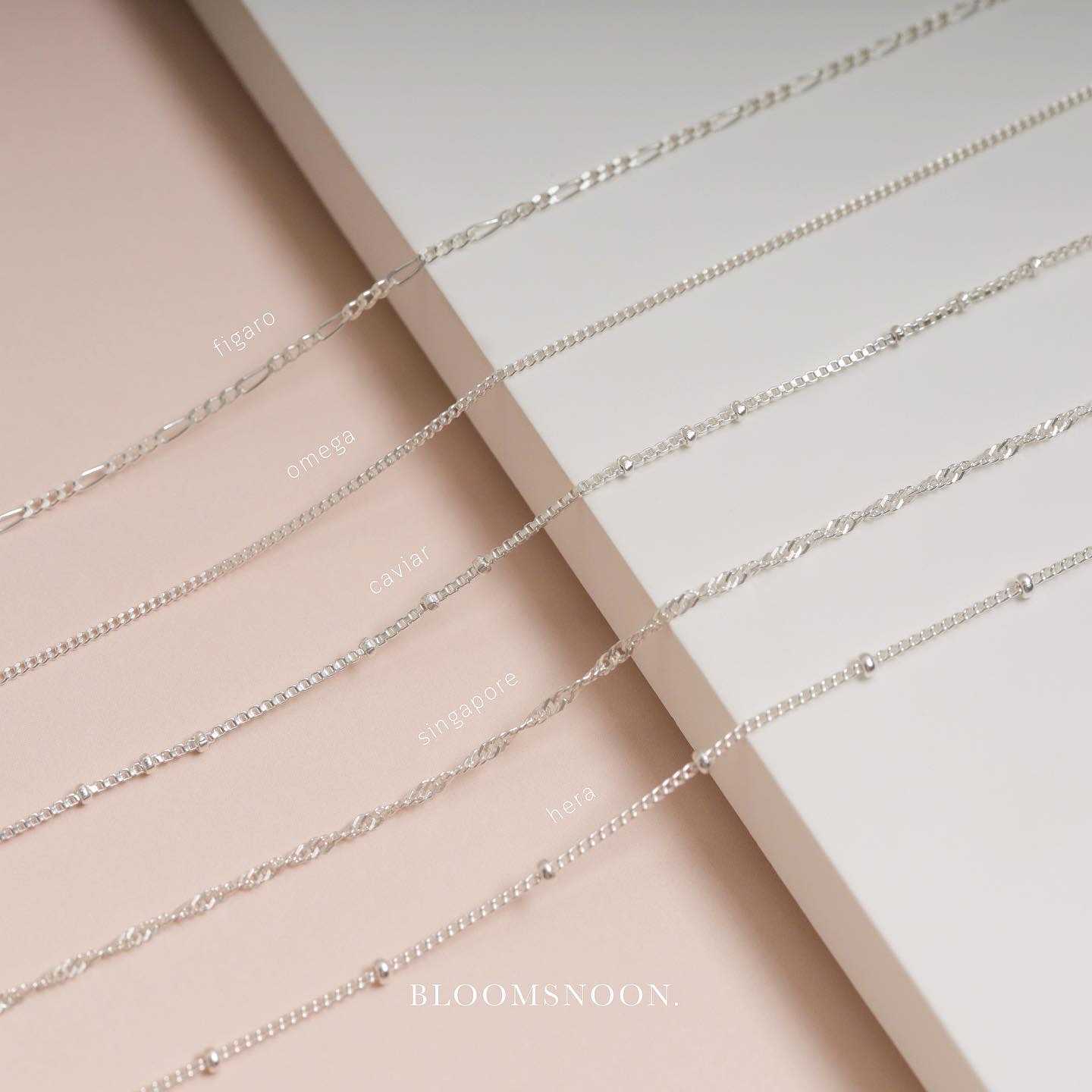 Plain Chain Necklace ( silver ) | LINE SHOPPING