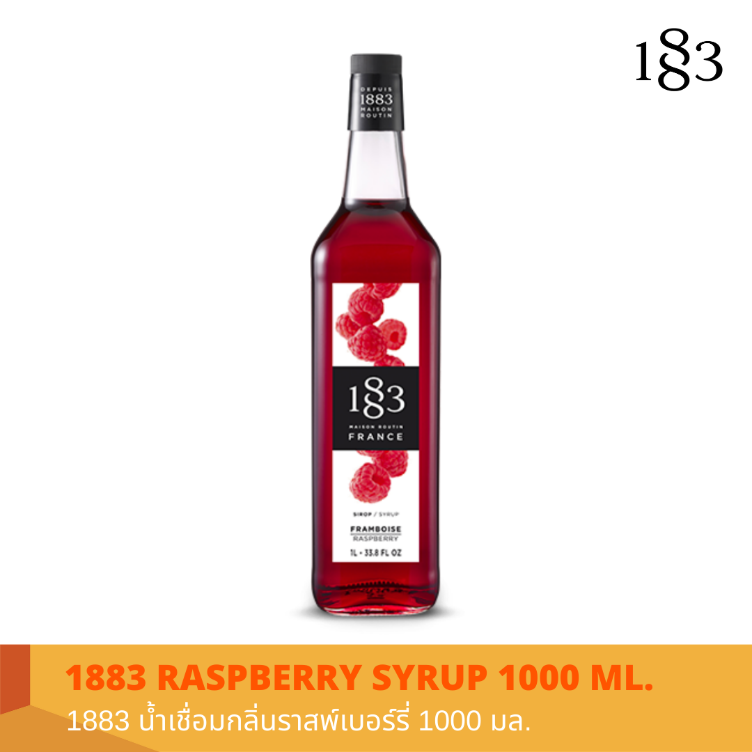 1883 RASPBERRY FLAVORED SYRUP 1000 ml. | LINE SHOPPING